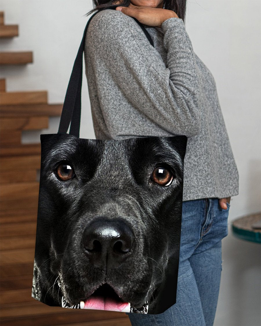 Black Labrador Retriever Face-Cloth Tote Bag – Bugybox