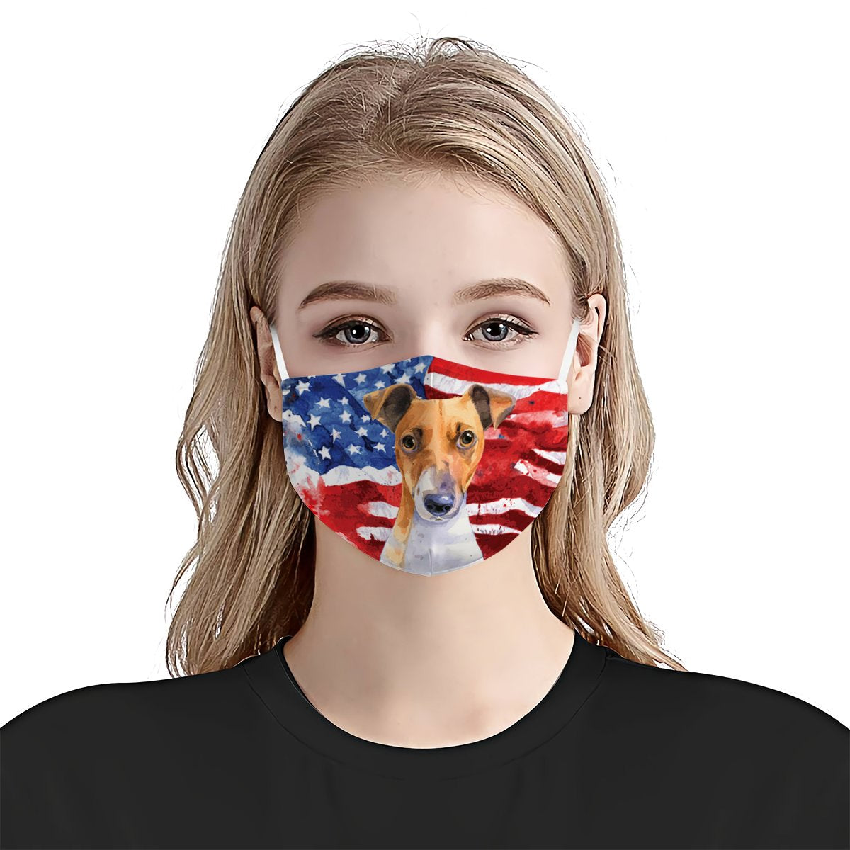 Jack Russel Terrie American Flag 2 EZ07 1504 Face Mask – Bugybox